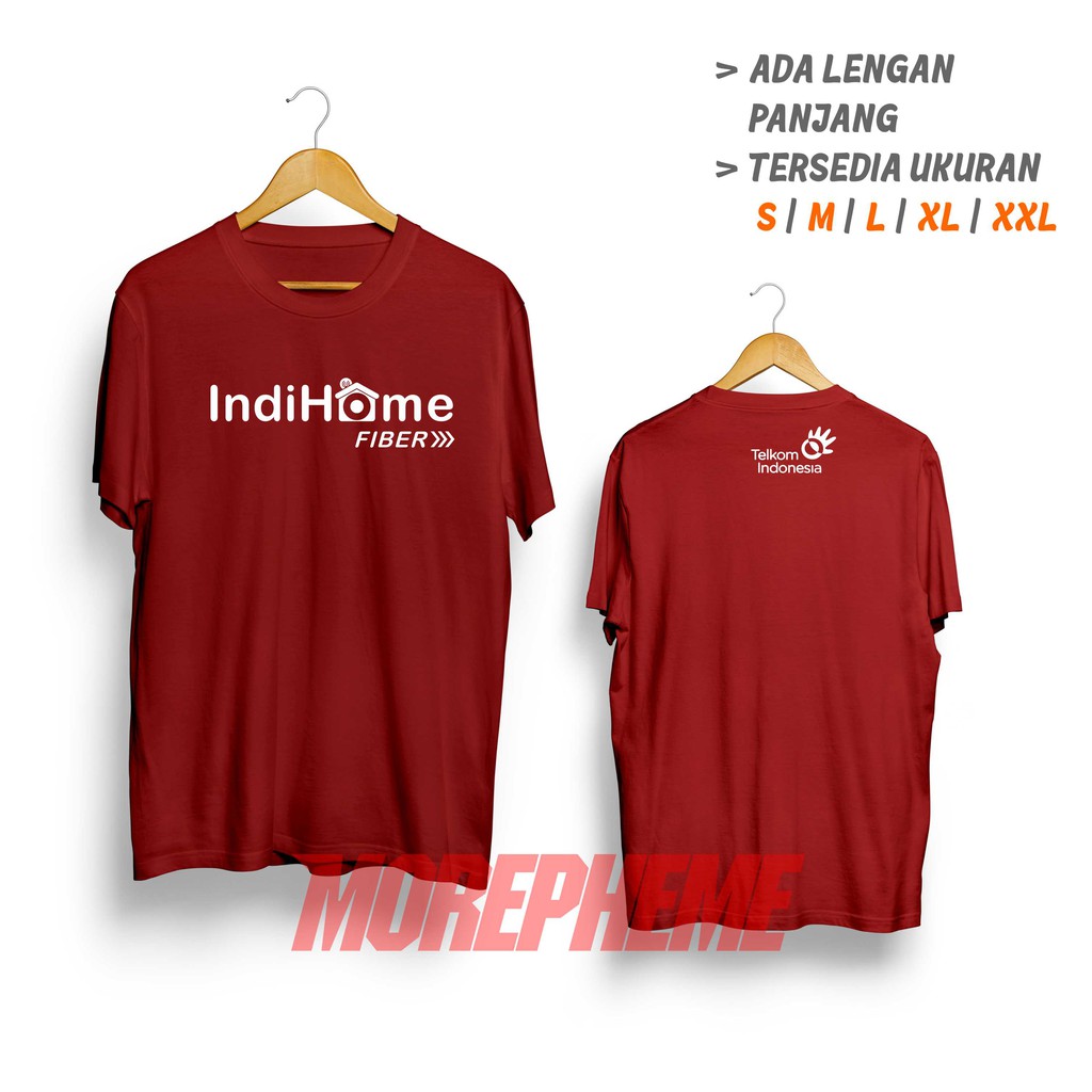 Jual Kaos Indihome Fiber Telkom Indonesia Baju Perusahaan / Kaos ...
