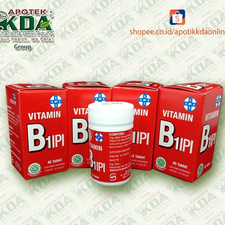 Jual VITAMIN B1 IPI ISI 45 TABLET | Shopee Indonesia