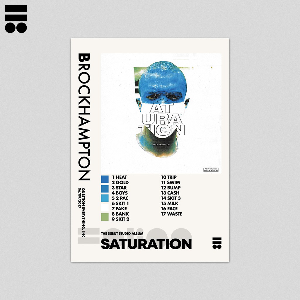 Jual BROCKHAMPTON - SATURATION Poster | Shopee Indonesia