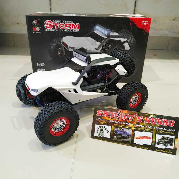 Jual WL Toys XK 12429 4WD LED vs 12428 WL Tech 12429 RC Car Mobil ...