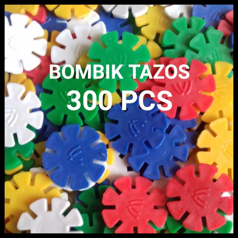 Jual bombik tazos sakura 300 pcs(113 gram)kecil mainan anak jadul ...