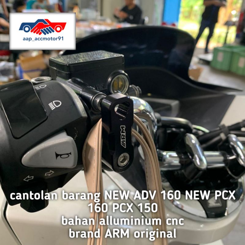 Jual cantolan barang cnc ARM NEW ADV 160 150 NEW PCX 160 PCX 150 original | Shopee Indonesia