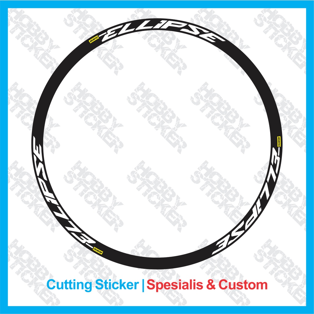 Jual Stiker Rim Ellipse Sticker Rims 26 27.5 29 700C Inchi | Shopee ...