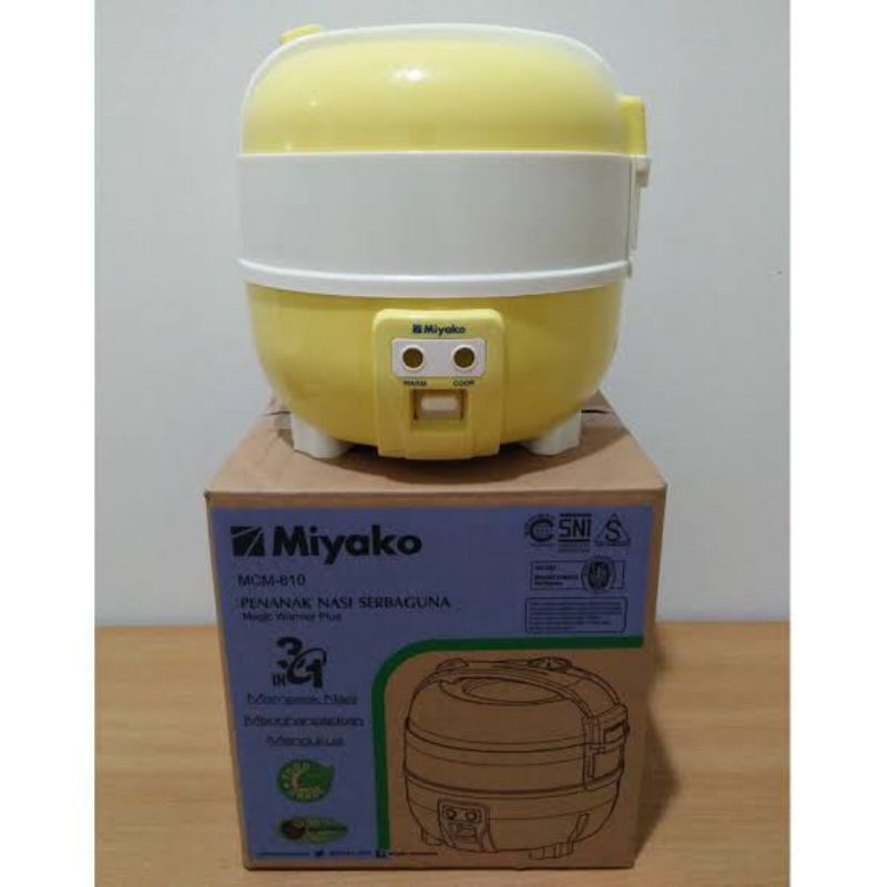 Jual Miyako Magic Com 3in1 MCM 610 - Magicom miyako 1 Liter | Shopee ...