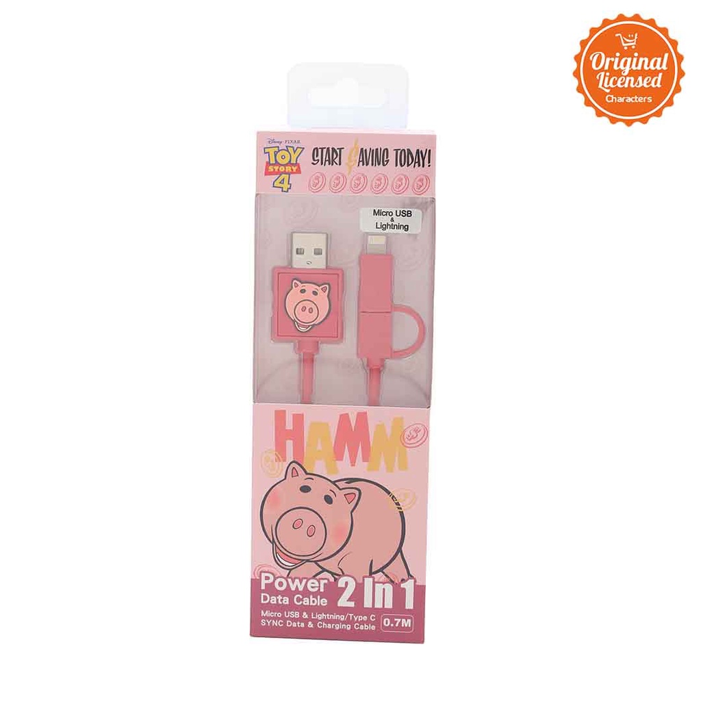 Jual Disney Toys Story 4 Ham USB Cable Lightning | Shopee Indonesia