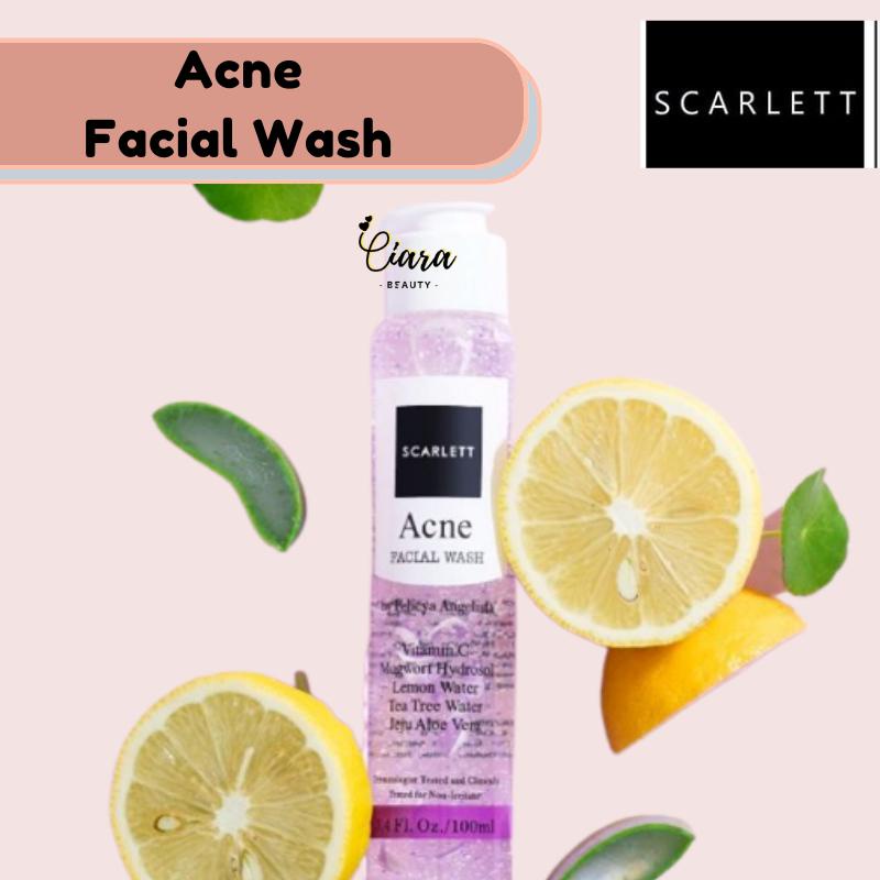 Jual Scarlett Acne Facial Wash 100 ml | Shopee Indonesia