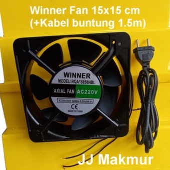 Jual Cooling Fan Winner Metal 15x15cm 220V AC - Kipas Angin Besi Kotak ...