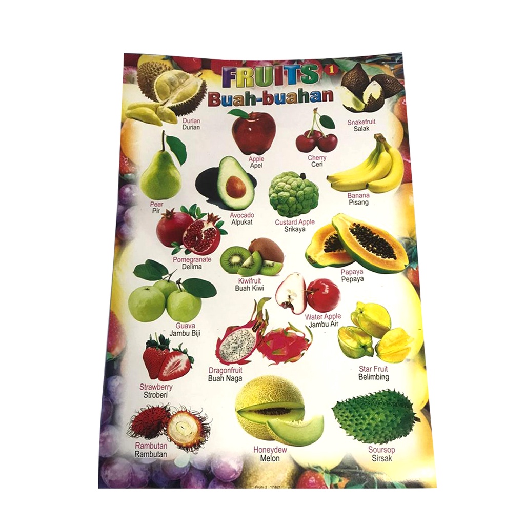 Jual POSTER EDUKASI ANAK SERI TERLENGKAP ABC HURUF ANGKA HEWAN DLL ...