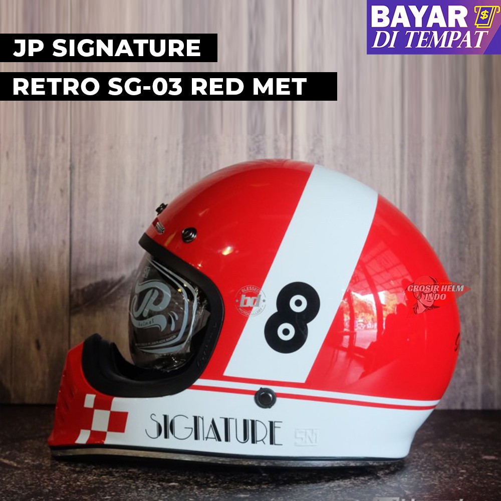 Jual HELM JP SIGNATURE MOTIF ORIGINAL JPX HELMET - BONUS TAS HELM JPX ...