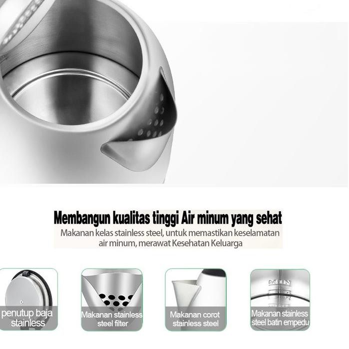 Jual HI0★ Teko listrik Kettle Electric Kapasitas 350W Pemanas Air ...