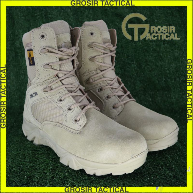 Jual SEPATU BOOTS DELTA CORDURA/ SEPATU DELTA TINGGI /SEPATU TACTICAL ...