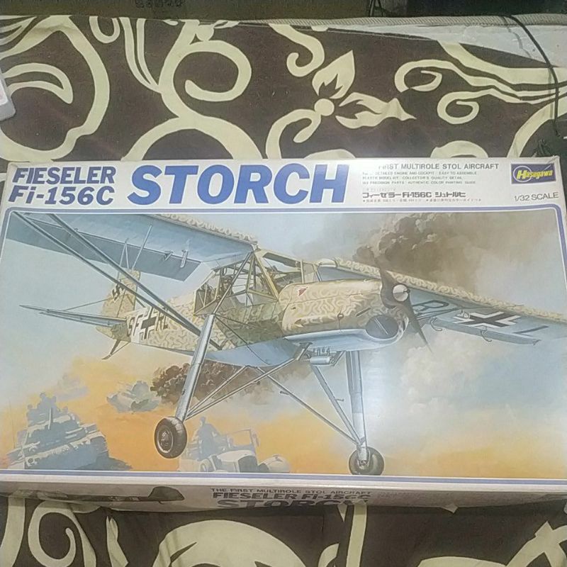 Jual pesawat fieseler fi-156c storch 1/32 model kit hasegawa | Shopee ...