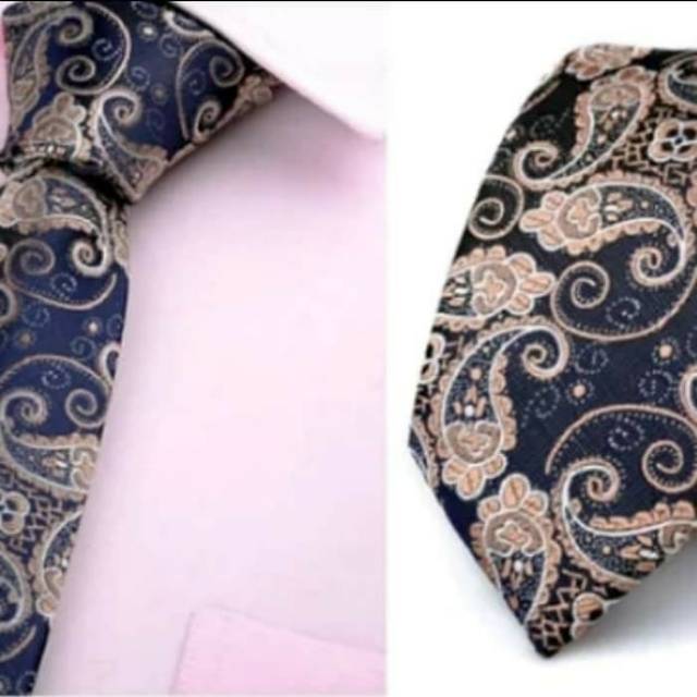 Jual DASI KANTOR PRIA BATIK BIRU EMAS / GOLD - KOTAK ABU D3 - No Box ...