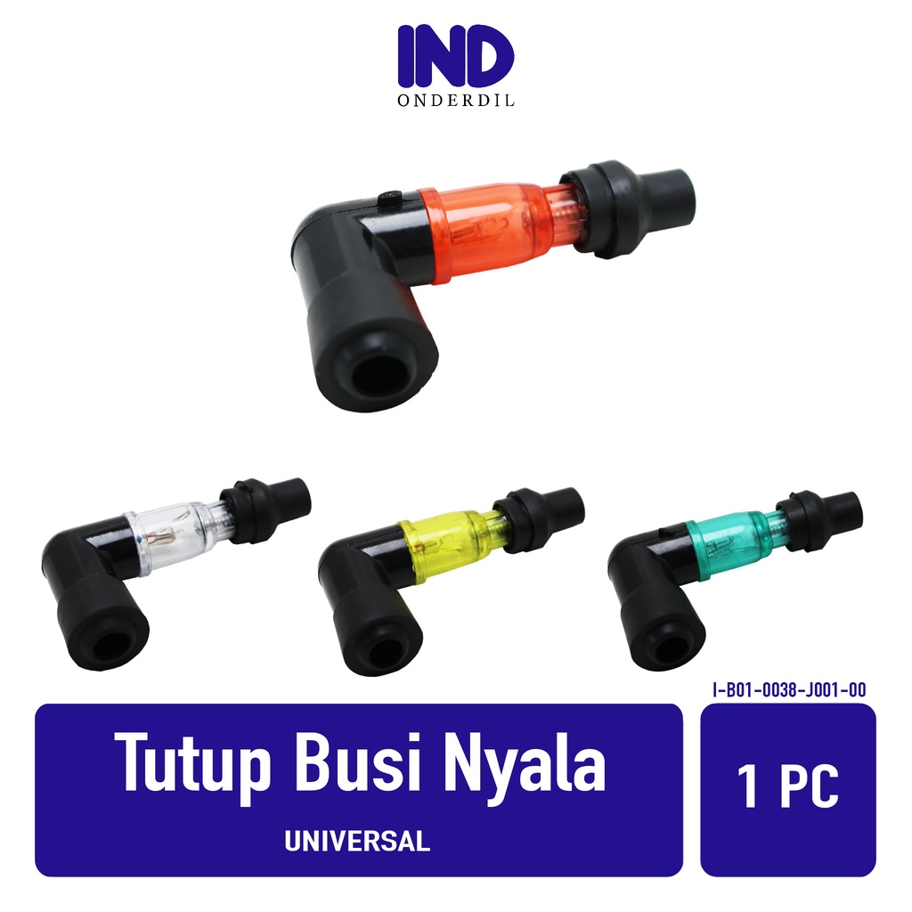 Jual Tutup-Cop-Cangklong Kepala Busi Variasi Dop Nyala-LED Universal ...