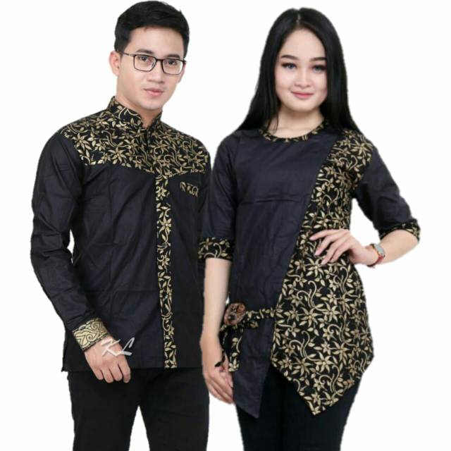 Jual Sarimbit Batik Atasan Model Terbaru / Batik Couple Atasan Blus ...