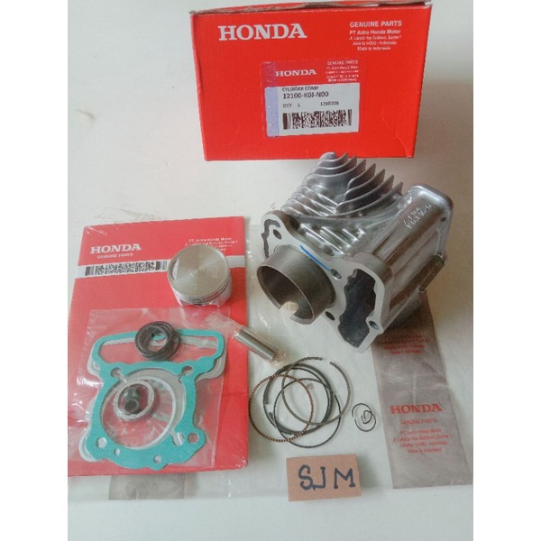 Jual Blok Seher komplit isi piston kit+Topset Honda Genio-Beat new-Scoooy new-Deluxe (KOJ ...