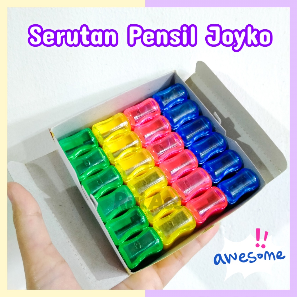 Jual Rautan Pensil / Pengserut / Serutan Sharpener Joyko Warna Biru ...