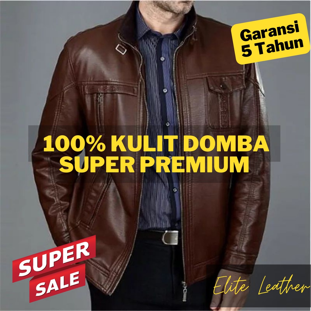 Jual Jaket kulit Pria Kulit Domba Original Super Garut Jaket Motor ...