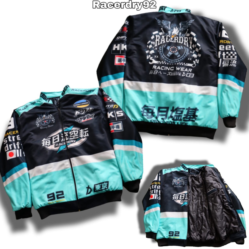 Jual Nascar Jacket Racing Jaket Varsity Pria Wanita Original Racerdry Jaket Motor | Shopee Indonesia