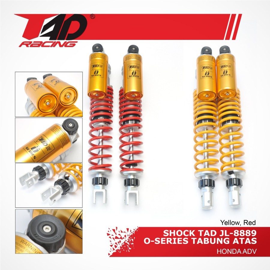 Jual SHOCK TAD KOMPLIT O-SERIES 8889 TABUNG ATAS HONDA ADV 395MM | Shopee Indonesia
