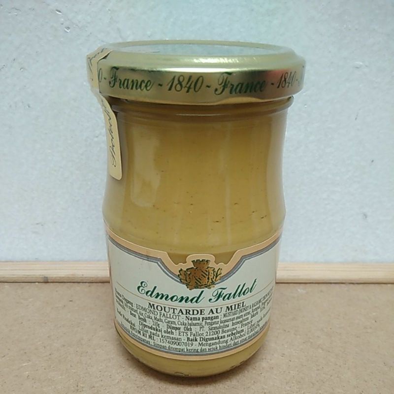 Jual EDMOND FALLOT Moutarde Au Miel / Honey & Balsamic Dijon Mustard ...
