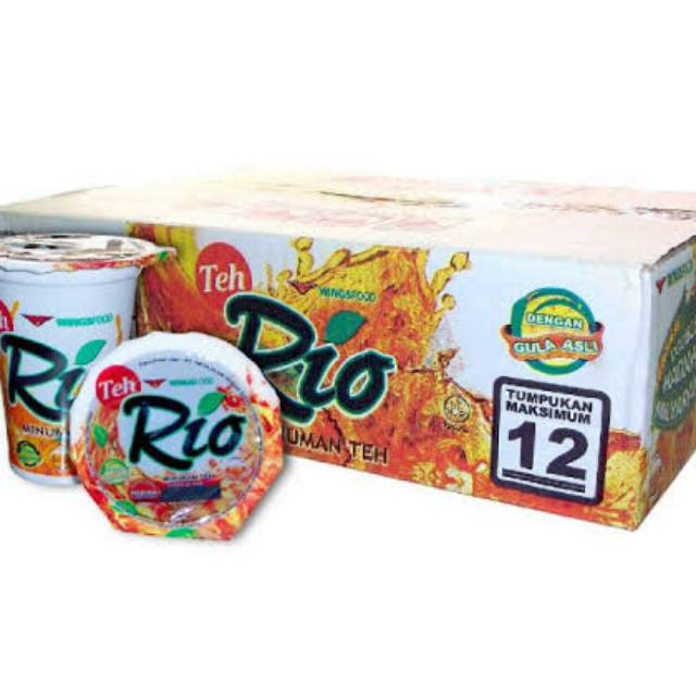 Jual Teh Rio Cup All Variant Isi 24pcs / Dus | Shopee Indonesia