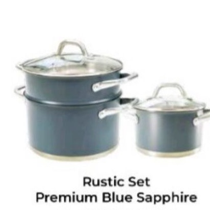 Jual Swiden Premium Blue Shapire Daily Set atau Rustic Set | Shopee ...