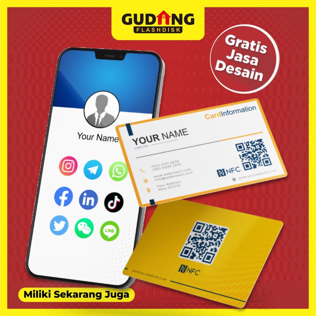 Jual Kartu Nama NFC / ID Card NFC / Smart Card NFC | Shopee Indonesia