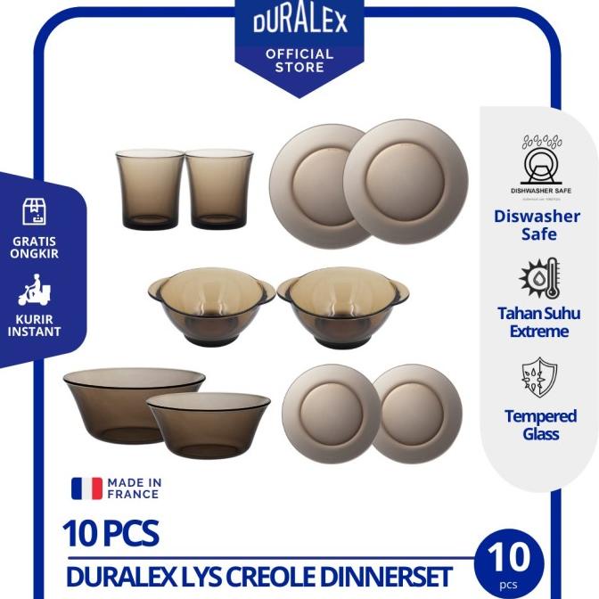 Jual Duralex Creole Parcel Lebaran Set - Piring Makan Mangkok Gelas ...