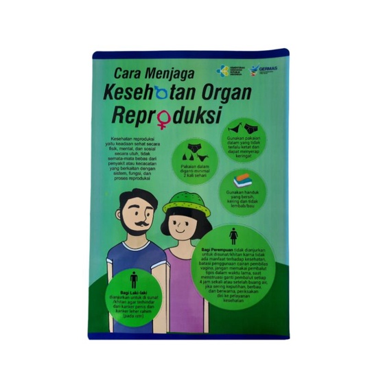 Jual Poster Kesehatan, Poster Cara Menjaga Kesehatan Organ Reproduksi ...