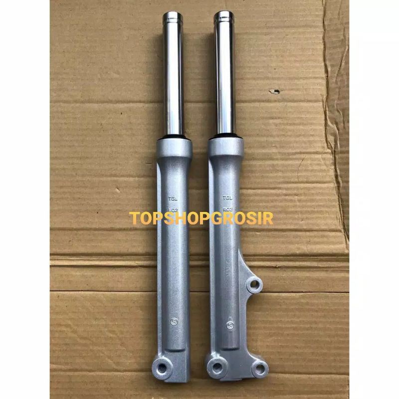 Jual AS SHOCK SHOK DEPAN PLUS TABUNG 1 SET MIO J/Soul GT SILVER BERKUALITAS | Shopee Indonesia