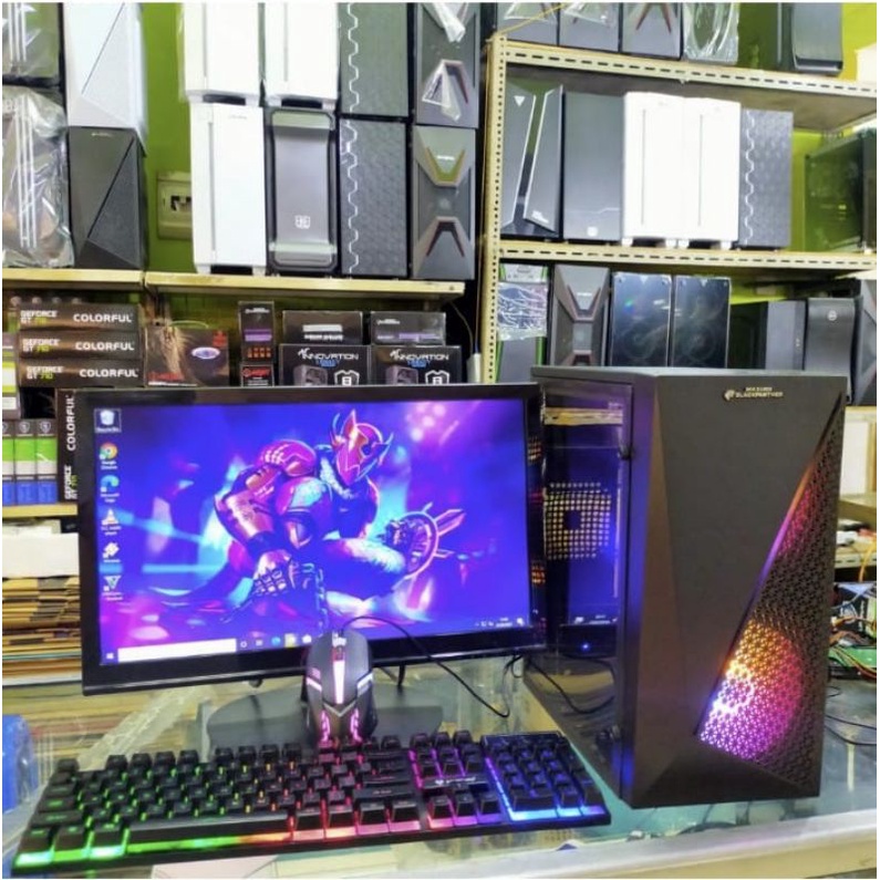 Jual pc gaming core i7 vga 4gb gtx 750ti ram 16gb led 19in cpu rakitan ...