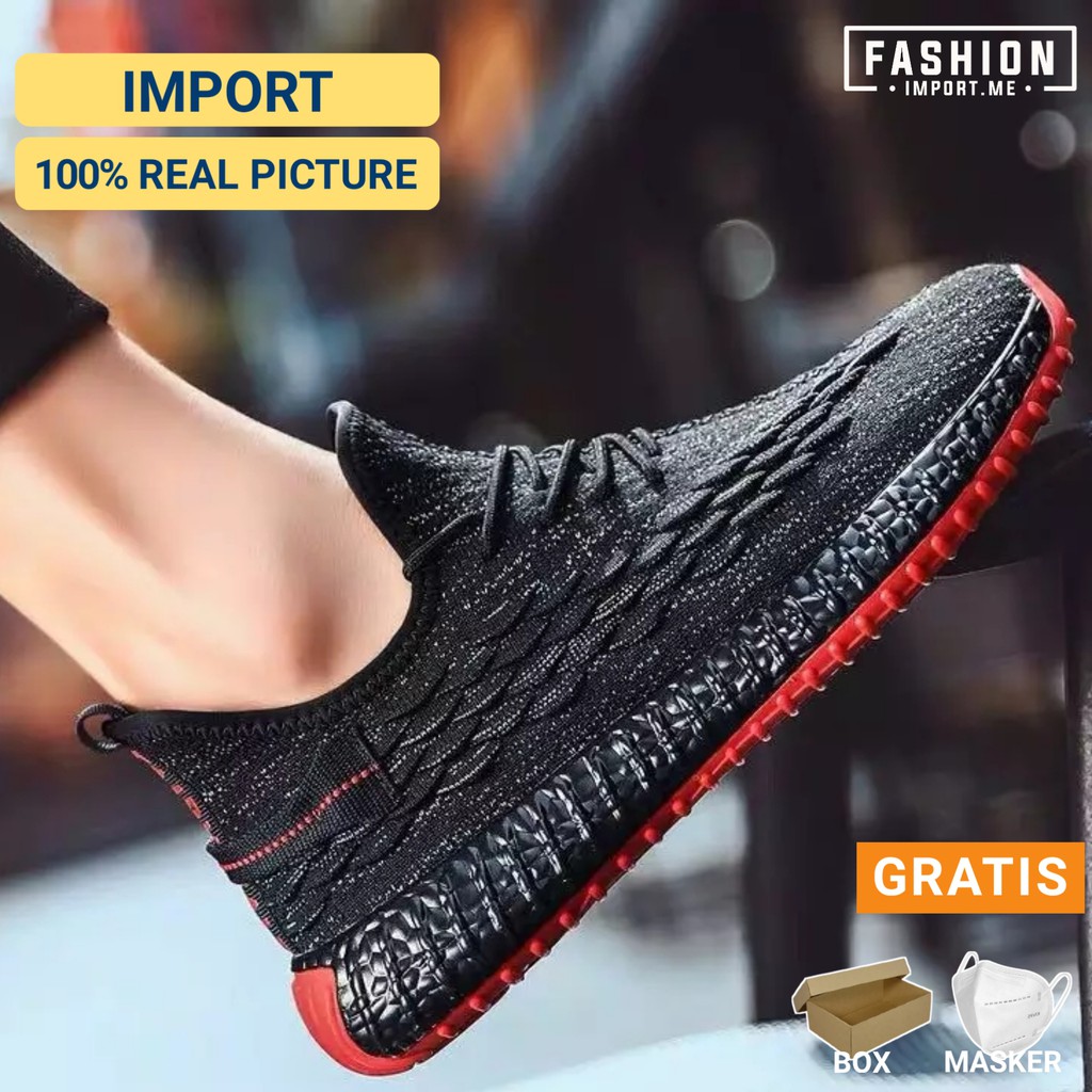 Jual Sepatu Sneakers Pria Wanita Hitam Putih Import Cartelo - Spatu Olahraga Running Pria ...