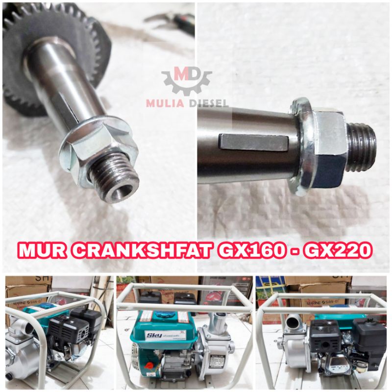 Jual Mur Nut Crankshaft Askruk Askrup Mesin Penggerak Genset Generator ...
