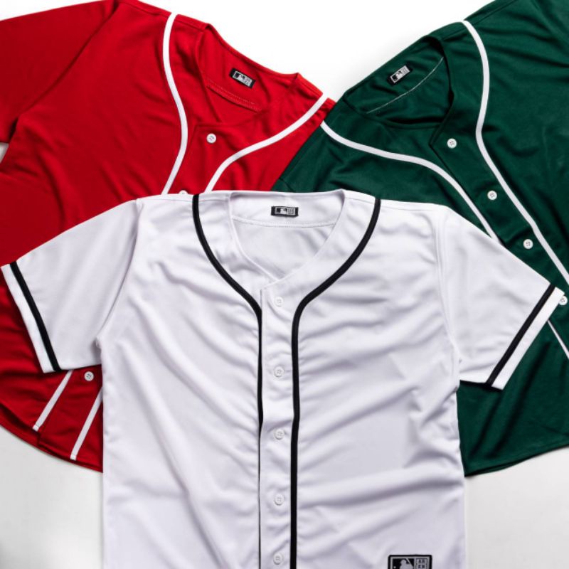 Jual BAJU BASEBALL & SOFTBALL POLOS | Shopee Indonesia