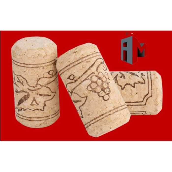 Jual Imatton Wine Cylinder cork wine stopper tutup botol tutup kayu ...