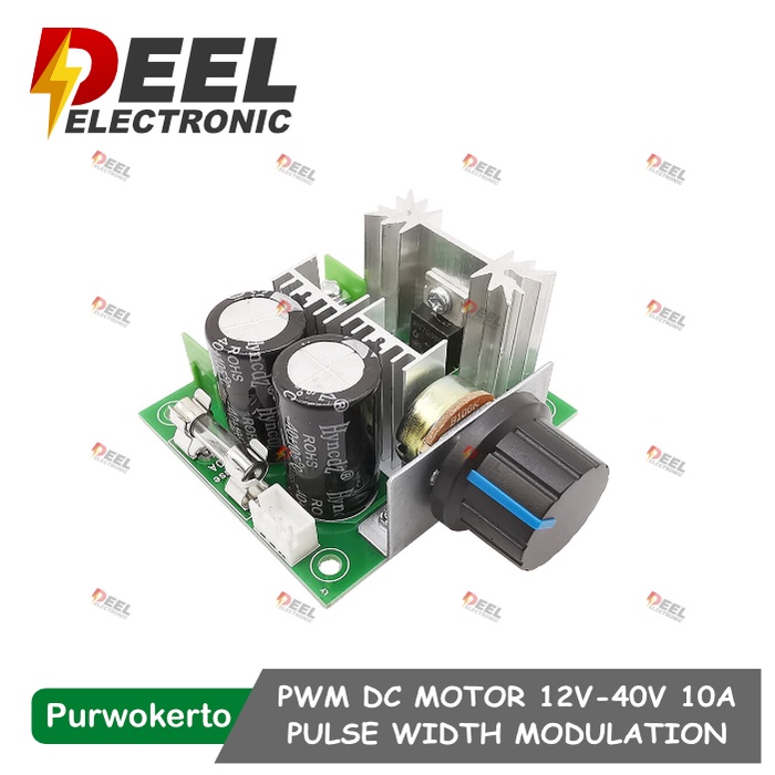 Jual PWM DC MOTOR SPEED REGULATOR 12V-40V 10A PULSE WIDTH MODULATION ...