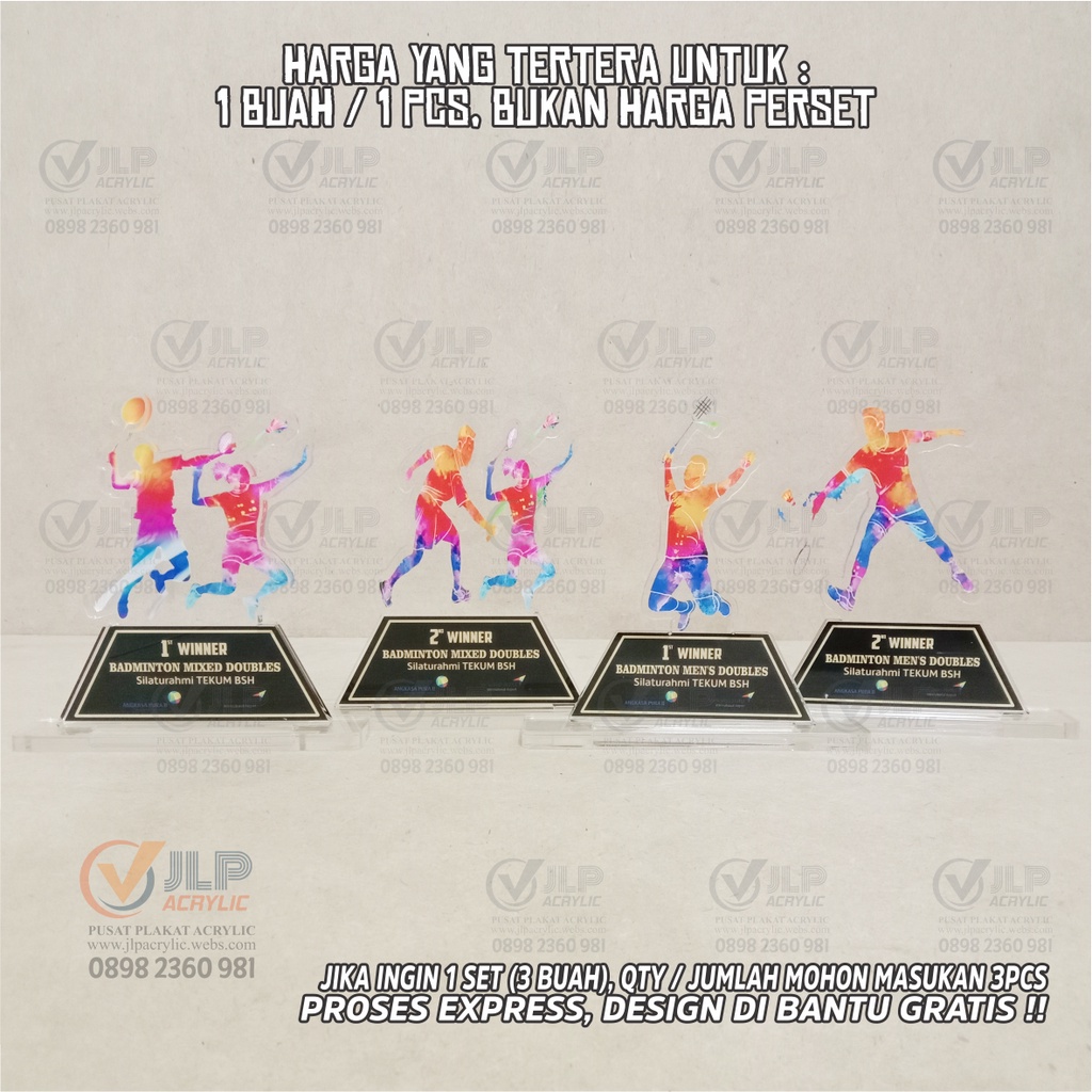 Jual Piala Bulu Tangkis, Trophy Bulu Tangkis, Tropy Bulu Tangkis, Tropi ...