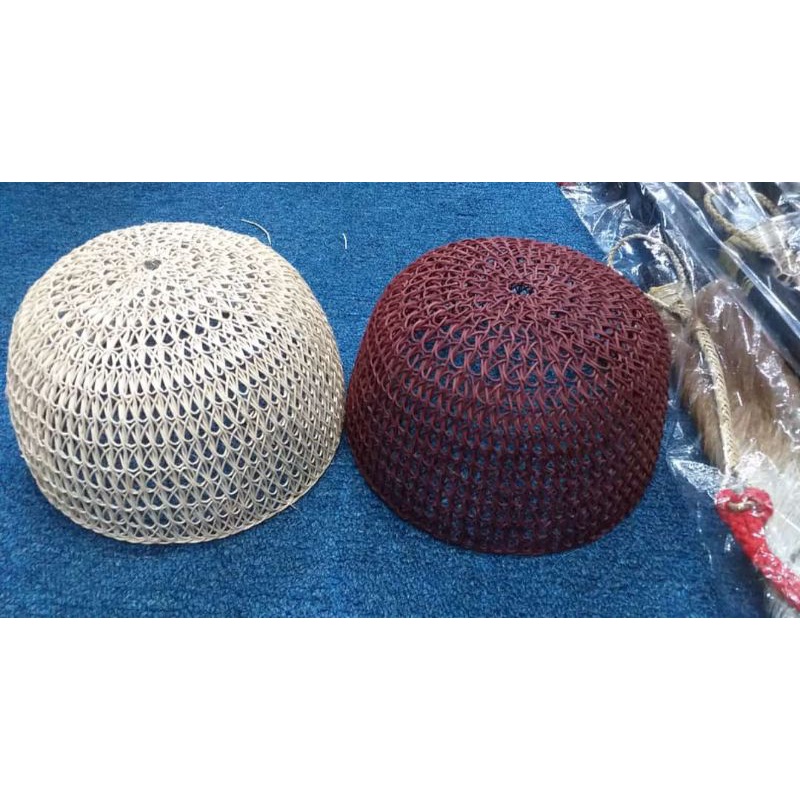 Jual PECI ROTAN. KOPIAH KHAS KALIMANTAN BENTUK BULAT | Shopee Indonesia