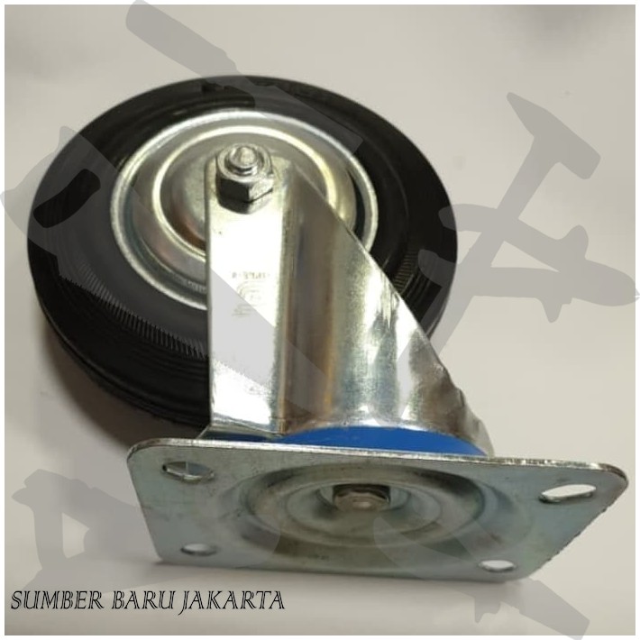Jual RODA ETALASE 6" inch/RODA KARET/RODA TROLLEY tipe HIDUP (berputar ...