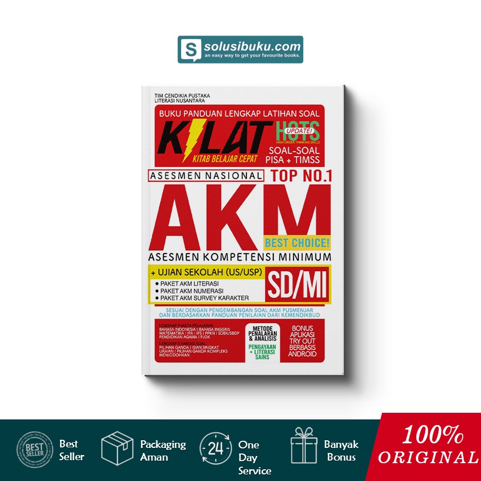 Jual Buku AKM SD/MI: Kilat Kitab Belajar Cepat + Ujian Sekolah (Efde Media) | Shopee Indonesia