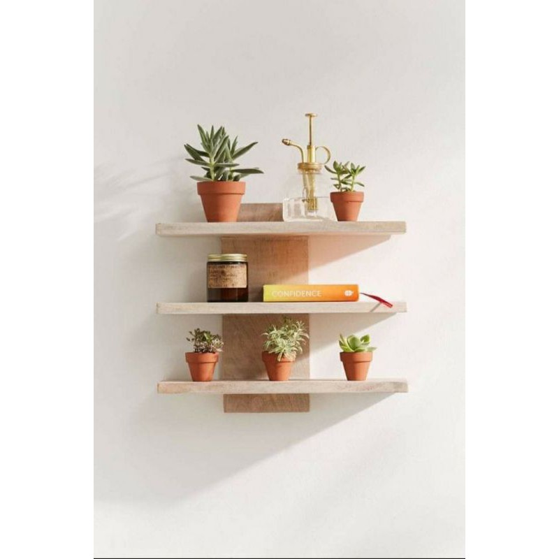 Jual Ambalan minimalis rak bunga Floating shelves | Shopee Indonesia