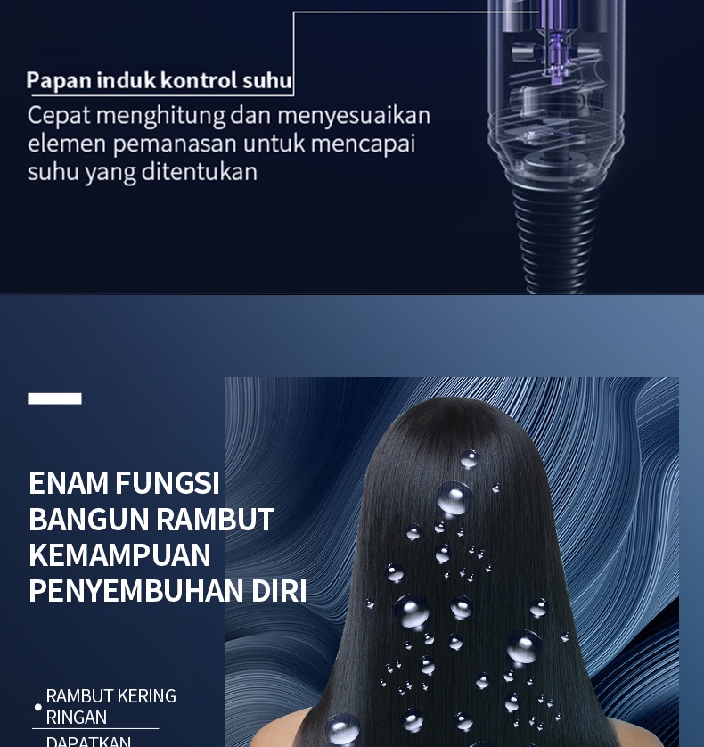 Jual Abeni Hair Dryer ion negatif Pengering Rambut 850W Kecepatan ...