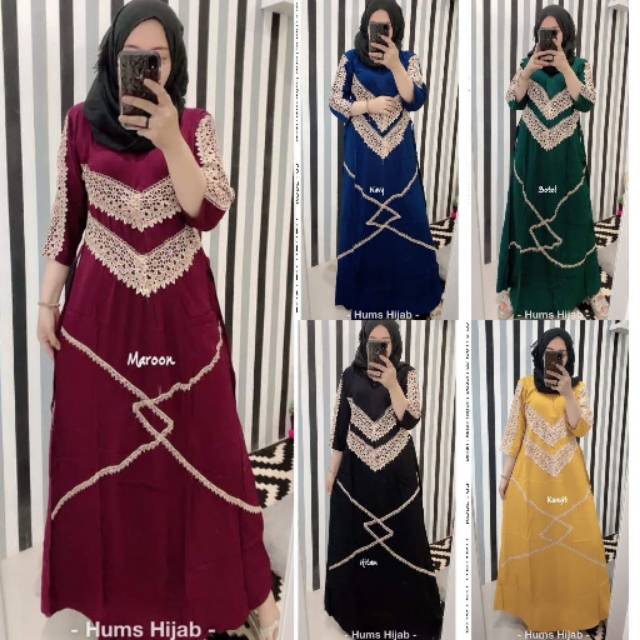 Jual GAMIS ARABIAN RENDA LEHER TERMURAH DISHOPEE! (GROSIR/SERI/KODI ...