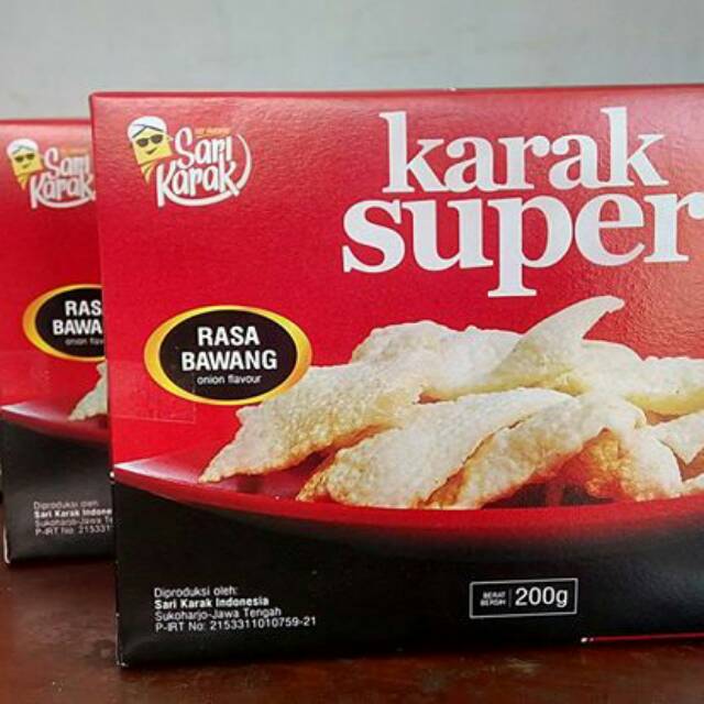 Jual Karak/keripik nasi/keripik gendar/keripik puli mentah rasa bawang ...