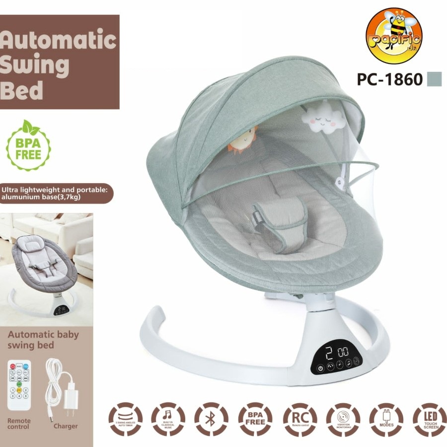 Jual Baby Swing Bed Pacific Pc 1860 Kasur Kursi Ayun Anak Bayi ...