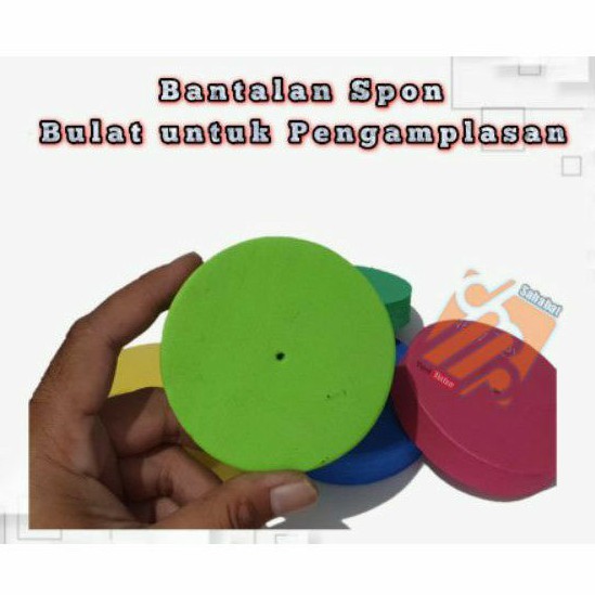 Jual Bantalan Spon Amplas Bulat 9cm Roda Amplas | Shopee Indonesia