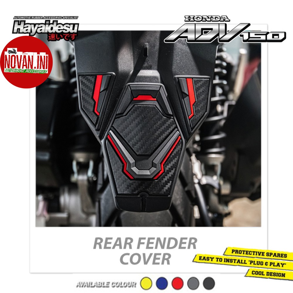 Jual Honda ADV 150 Rear Fender Body Protector Cover-HAYAIDESU | Shopee ...