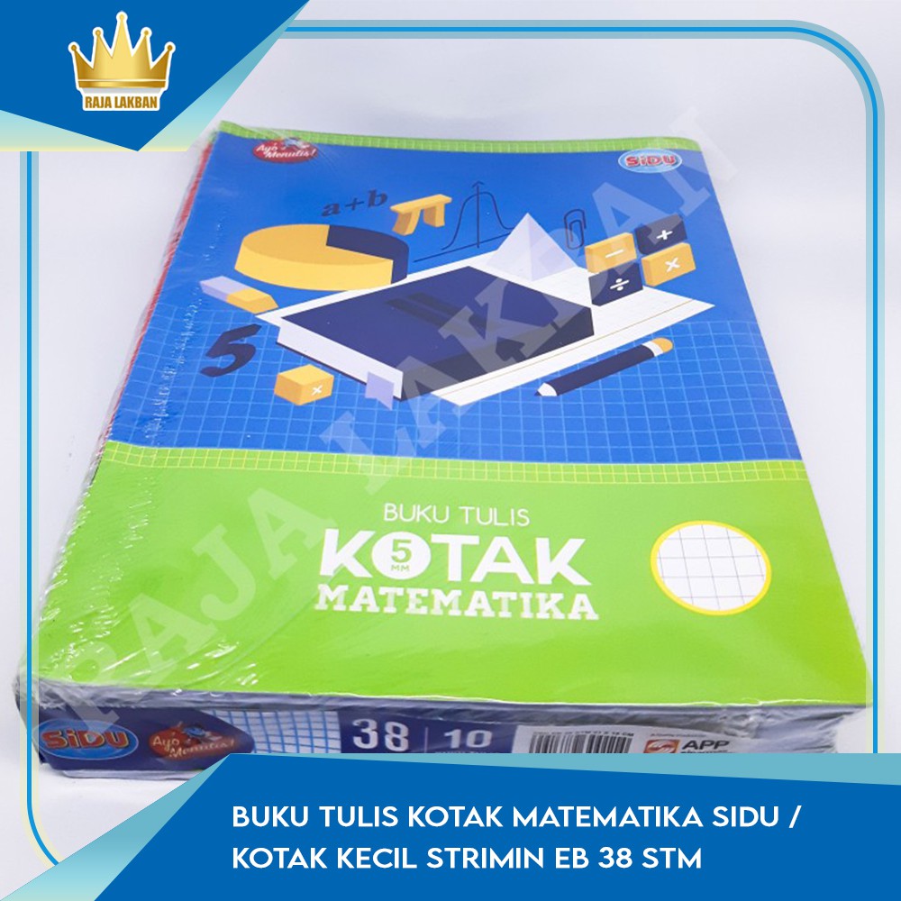 Jual Buku Tulis Kotak & Garis Halus Matematika SIDU / Kotak Kecil ...