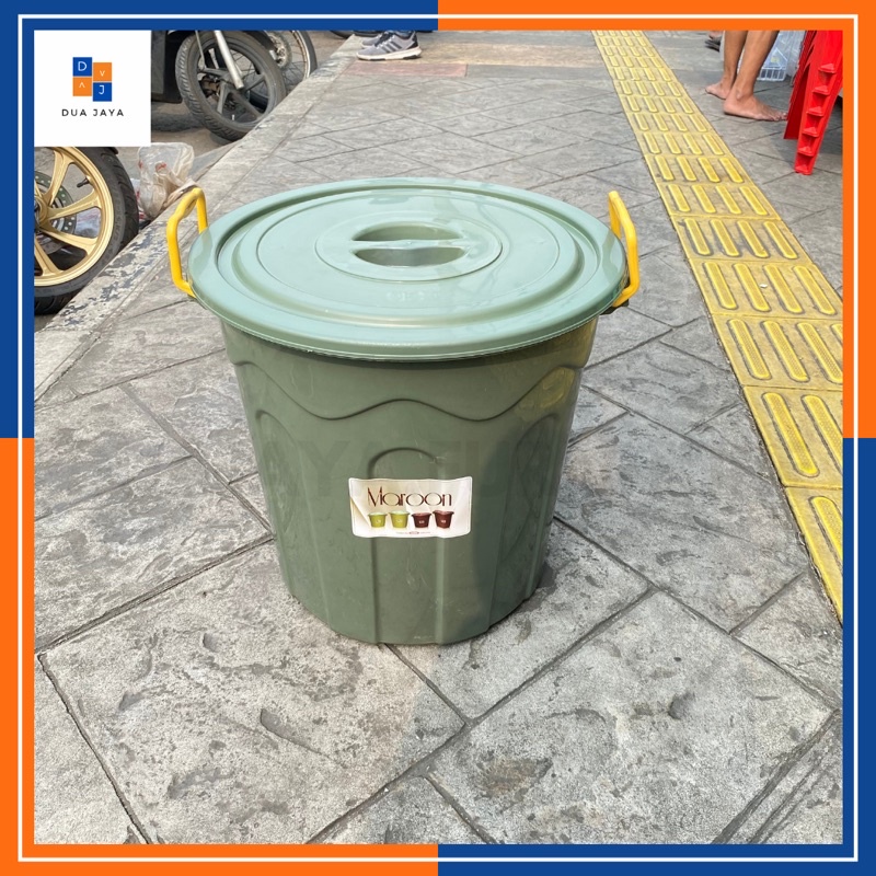 Jual Ember Maroon 30-40-50-60-80-100 Liter / Ember Plastik Tutup / Ember Plastik Maroon | Shopee ...